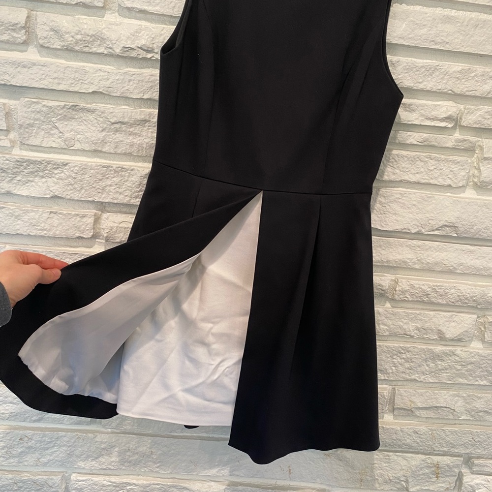 Alice + Olivia Bria Black & White Flare Fit Dress Siz… - Gem